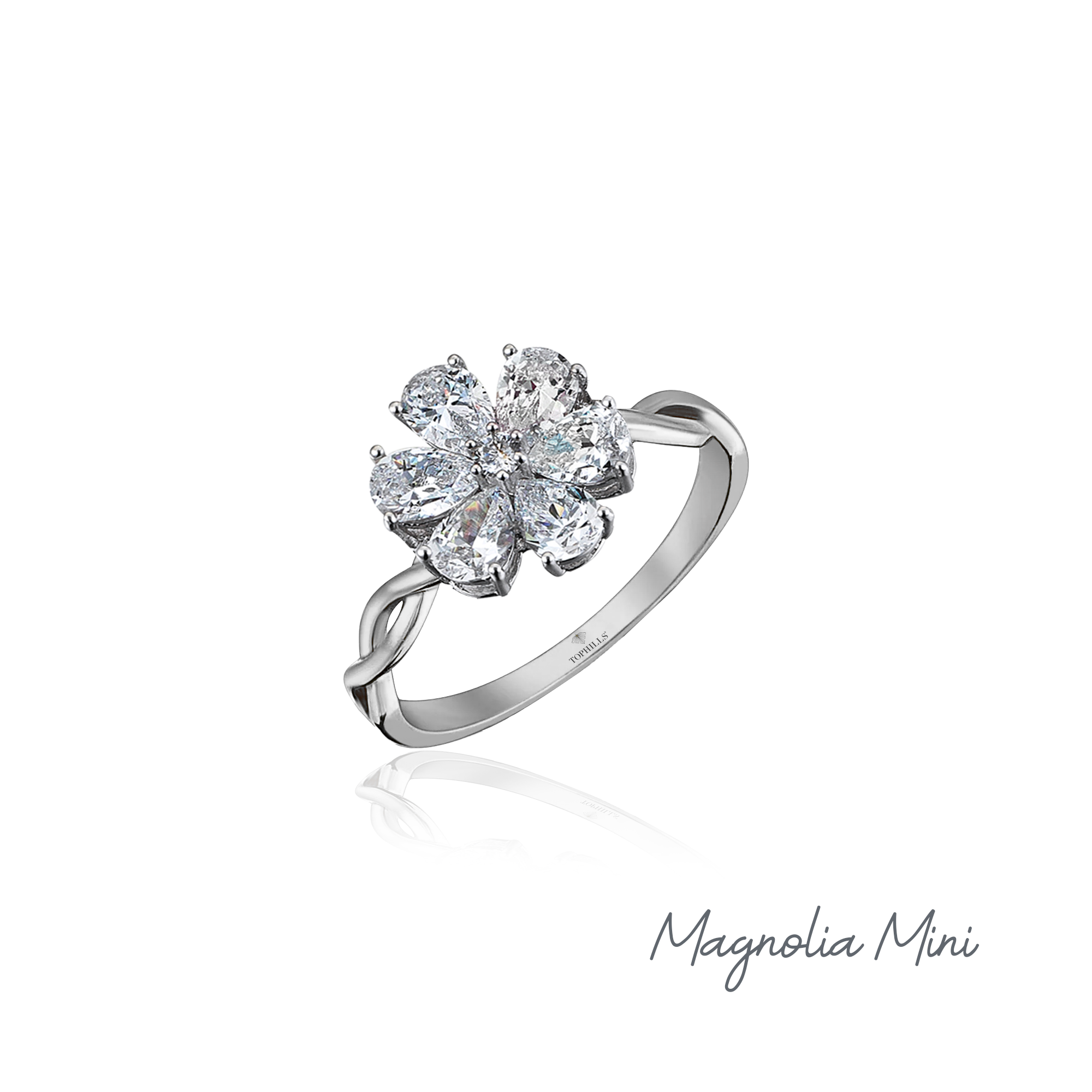 Manolya Mini Tasarım Altın Yüzük – Tophills