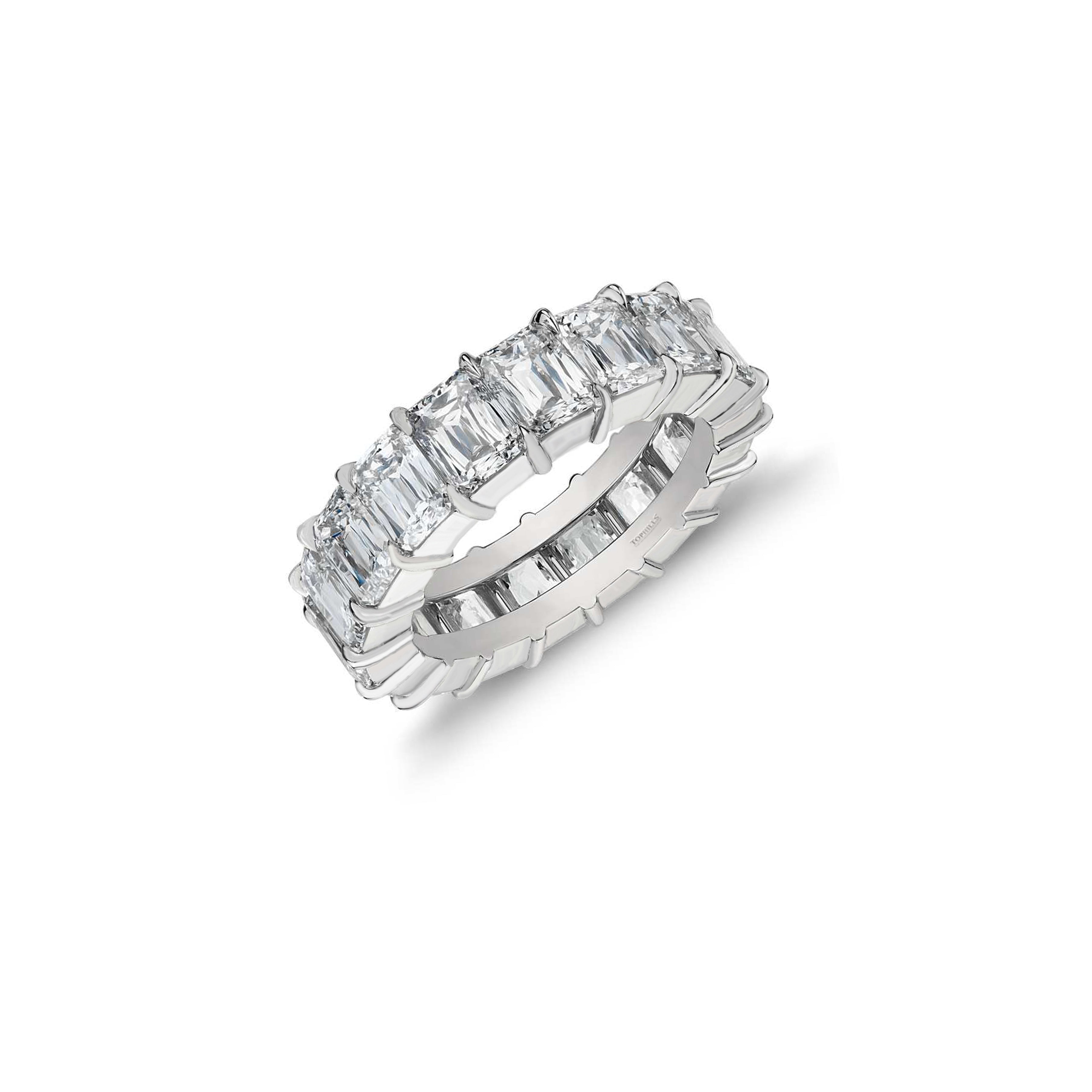 Baguette Cut Diamond Full Ring | Tophills – Tophills