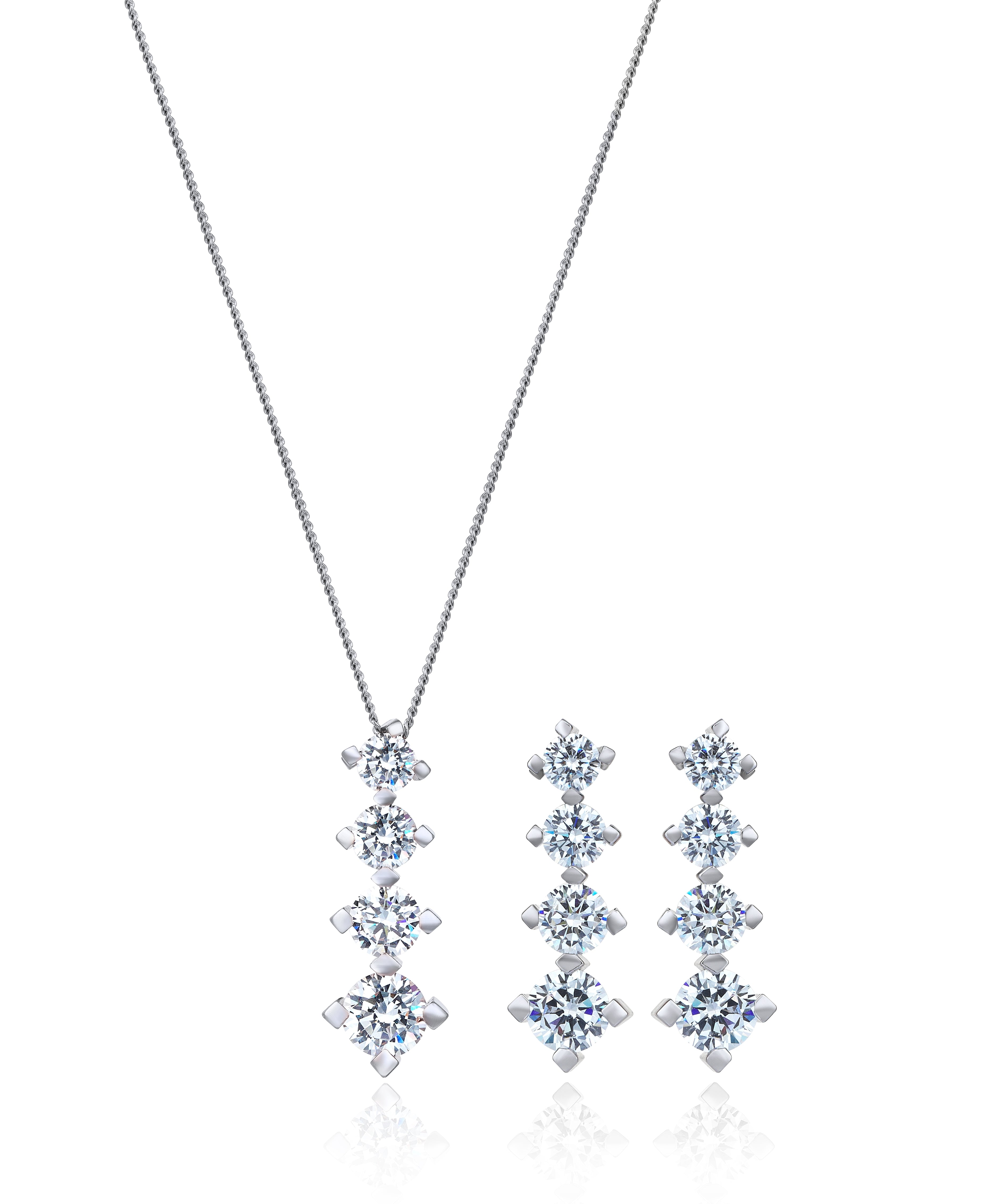 3 Carat Diamond Row Stone Set – Tophills